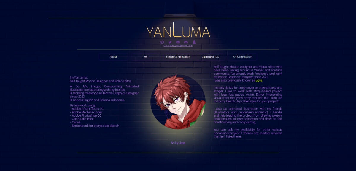 yanLuma's Commission Carrd EN